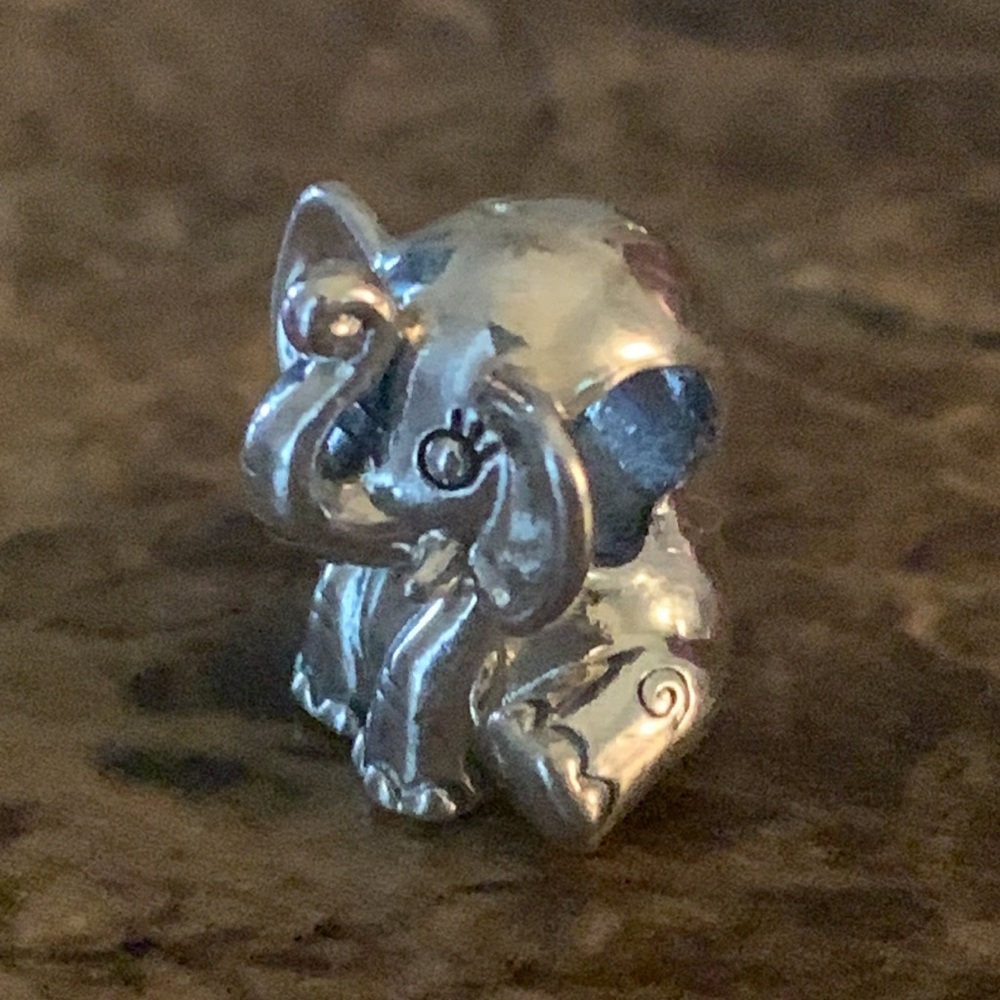 Authentic Pandora Ellie The Elephant Charm Sterling S… - Gem